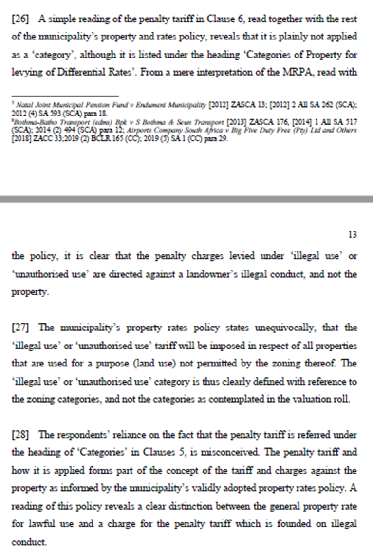 COJ and Zibi : The City’s New Approach to “Penalty Rates Charges ...